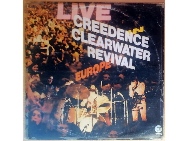 LP CREEDENCE C.R. - Live In Europe (1974) VG-