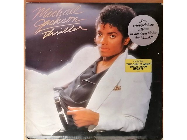 LP MICHAEL JACKSON - Thriller (1983) VG+/VG+/M