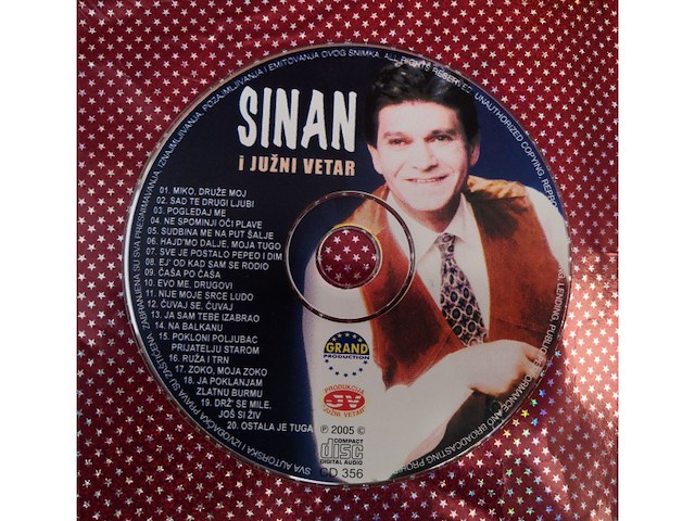 CD SINAN SAKIĆ i JUŽNI VETAR (20) ORIGINAL 2005