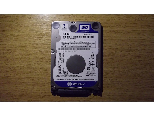 WD Blue 500gb slim