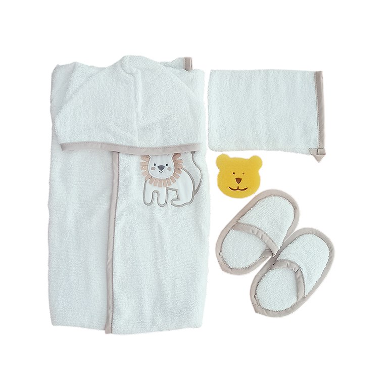 Bebekevi set za bebe krem BD1430