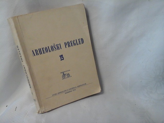 Arheološki pregled 15 1973