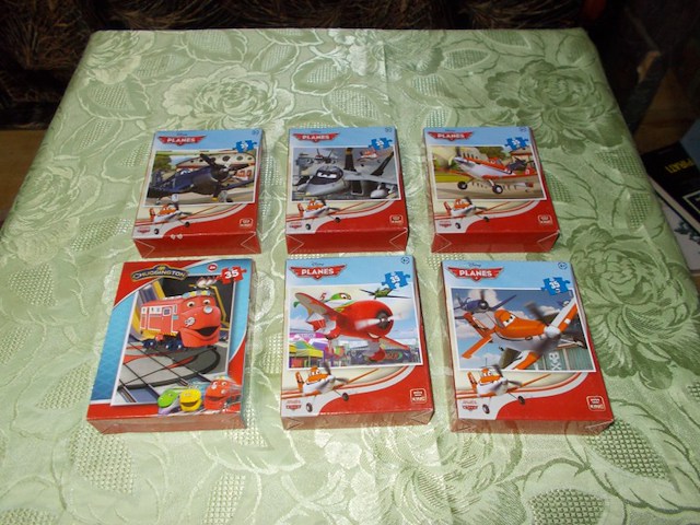 Disney Cars - Planes - Puzzle - 35 pcs x 6