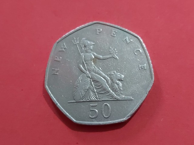 Britanija  - 50 pence 1969 god