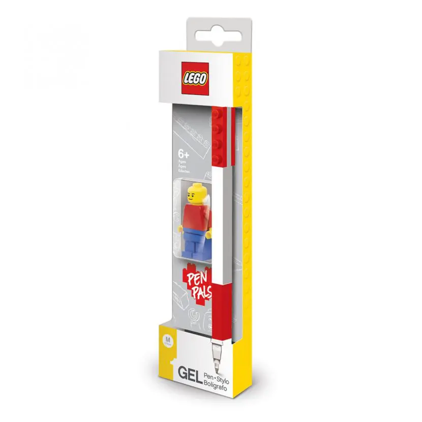 LEGO gel olovka 2.0 sa minifigurom, crvena