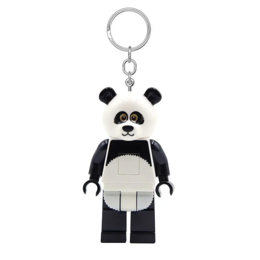 LEGO Minifigure privezak za ključeve sa svetlom: Tip u panda kostimu