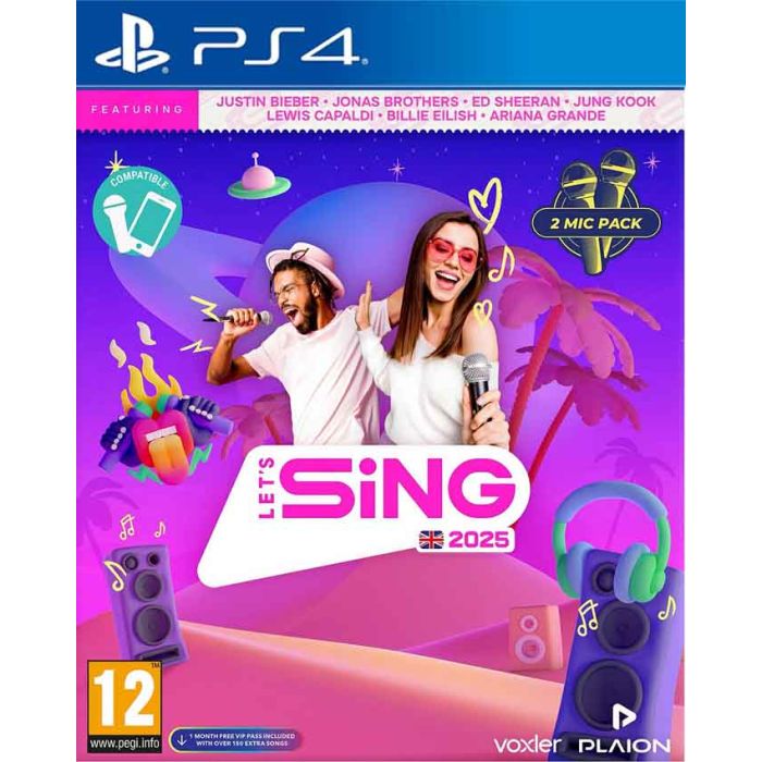 PS4 Let's Sing 2025 - Double Mic Bundle