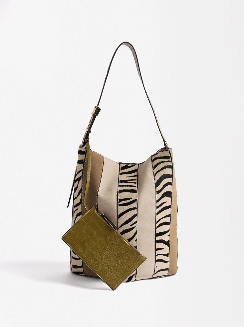 Animal Print Shoulder Bag