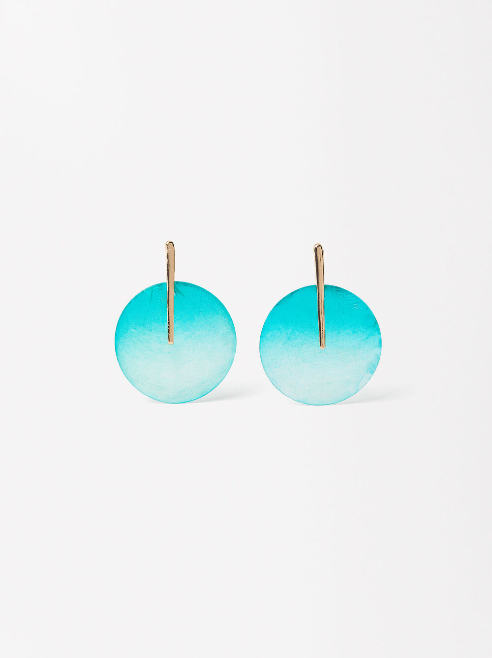 Round Shell Earrings