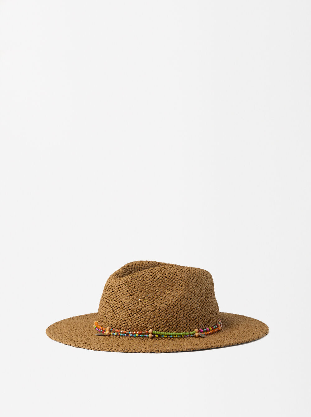 Straw-Effect Hat