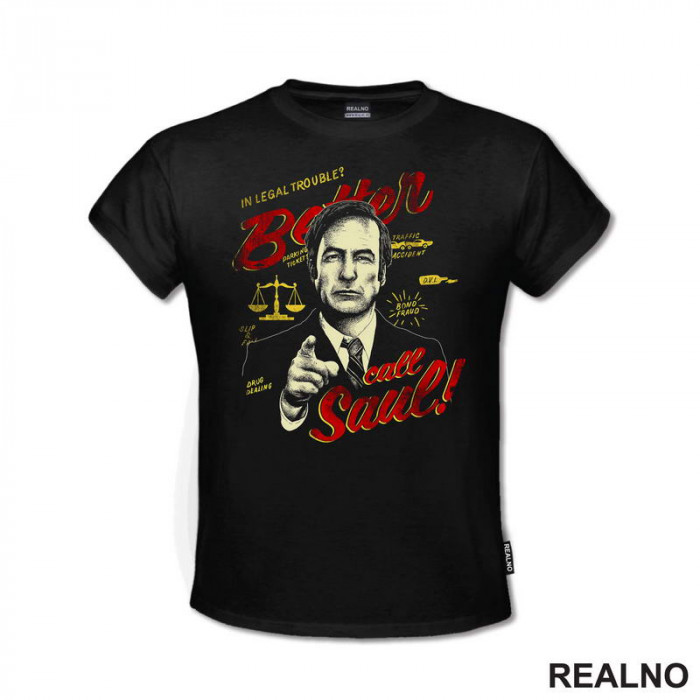 RED - BETTER CALL SAUL - MAJICA