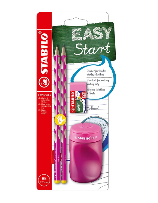 STABILO EASYgraph S School set za levoruke- pink