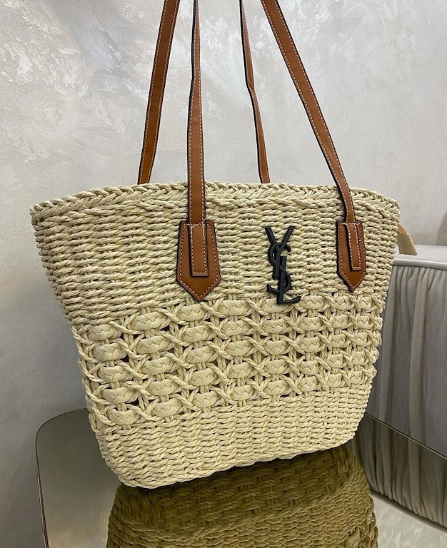 Torba za plažu, YSL, Materijal: Slama