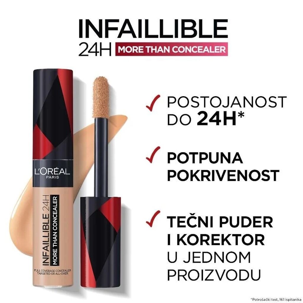 L'Oreal korektor - proban samo, nije korišćen, nijansa 328 2u1 - može