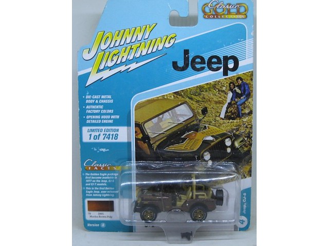 1:64 johnny lightning jeep CJ-5