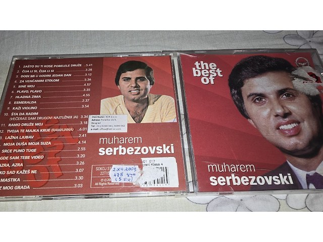 Muharem Serbezovski - The best of , ORIGINAL (CDr)