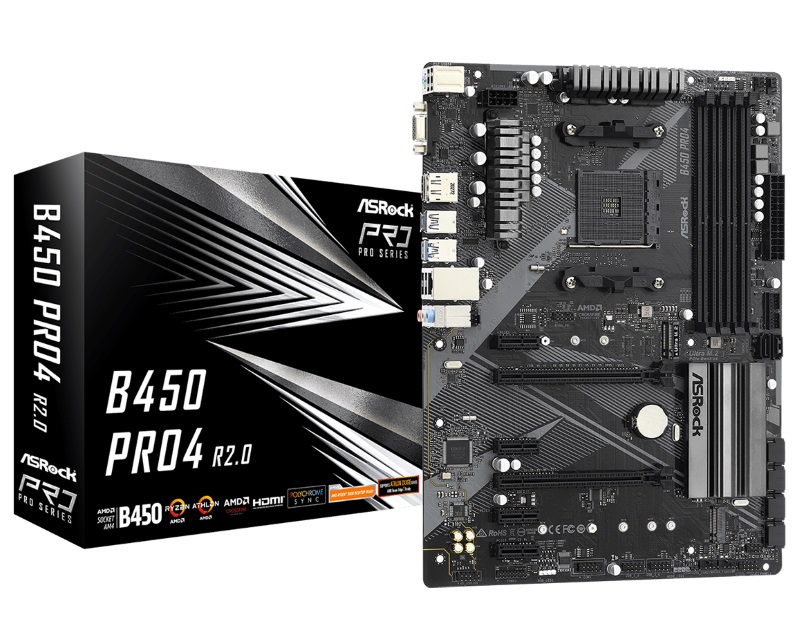 ASROCK B450 PRO4 R2.0 matična ploča