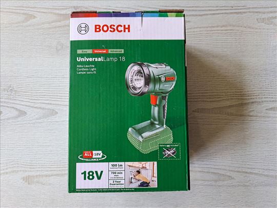 Bosch Aku LED lampa UniversalLamp 18, Solo, novo!