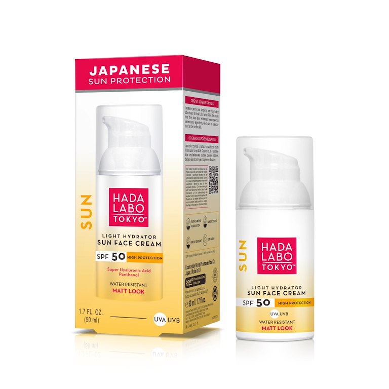 Možda će Vam se
                svideti
Hada Labo Tokyo sun krema za lice sa zaštitnim faktorom / SPF 30, 50 ml
Hada Labo Tokyo sun krema za lice sa zaštitnim faktorom / SPF 50, 50 ml
Hello Sun...