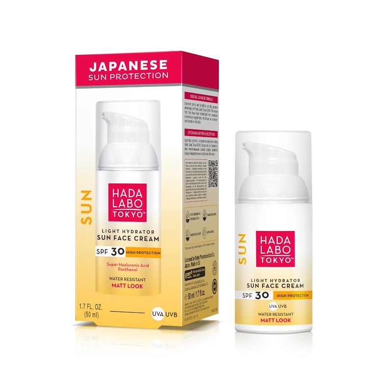 Možda će Vam se
                svideti
Hada Labo Tokyo sun krema za lice sa zaštitnim faktorom / SPF 30, 50 ml
Hada Labo Tokyo sun krema za lice sa zaštitnim faktorom / SPF 50, 50 ml
Hello Sun...