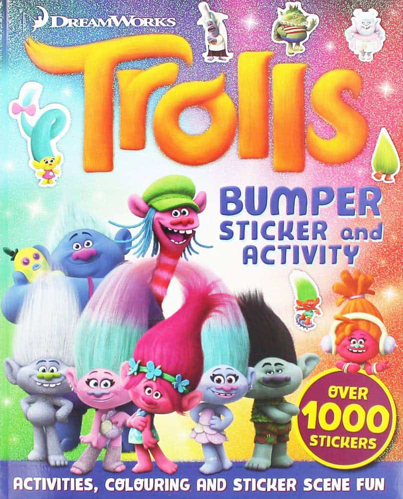 Trolls: Bumper Sticker & Activity Book