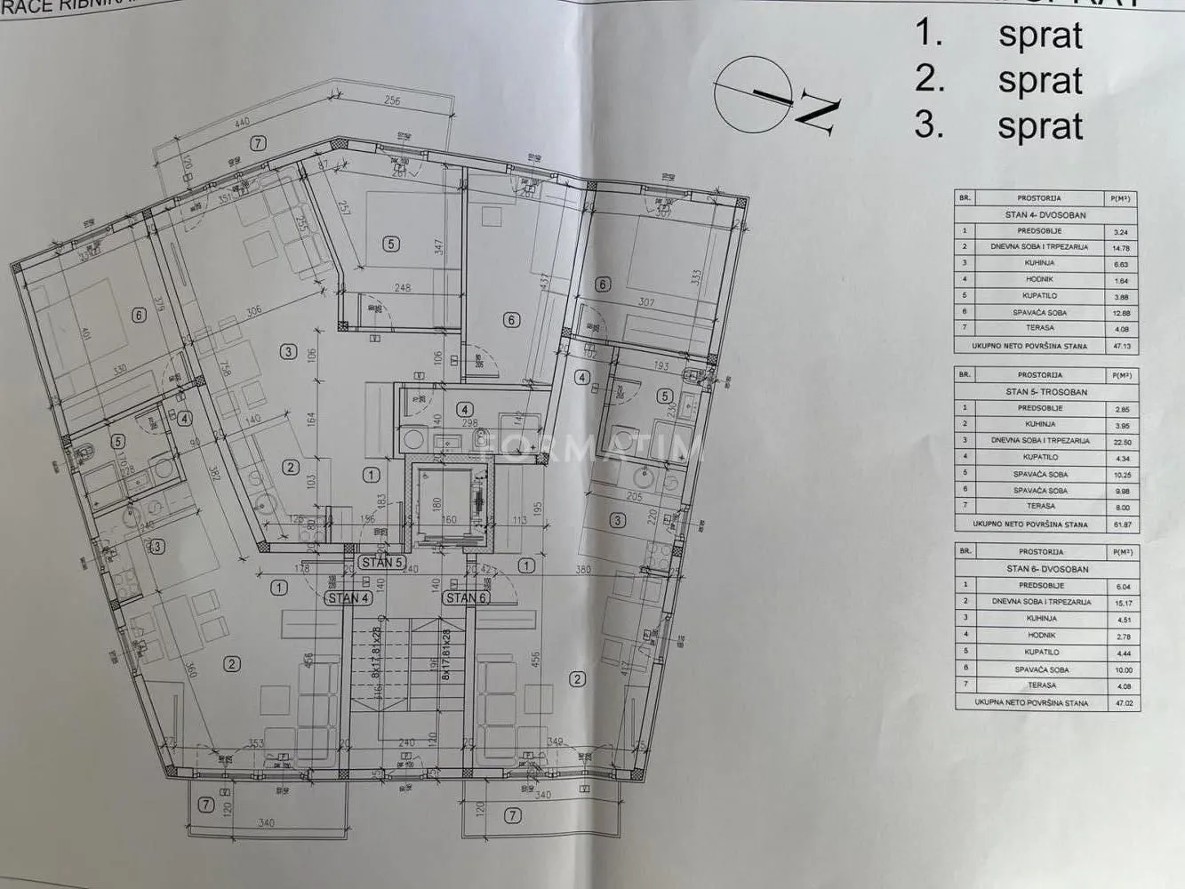 Prodaja, dvosoban stan, 47m2, Slavujev Venac, Zvezdara, Beograd