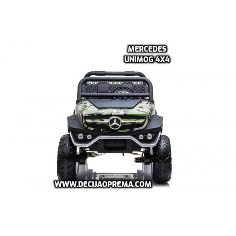 Mercedes Unimog 4×4 Auto Dvosed za decu Maskirni