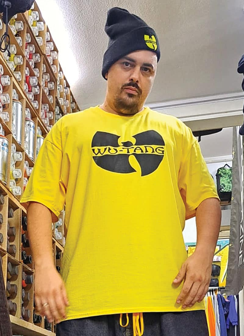 Wu-Tang Clan yellow t-shirt