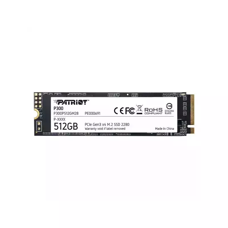 SSD M.2 NVMe 512GB Patriot P300 1700MBs/1100MBs P300P512GM28