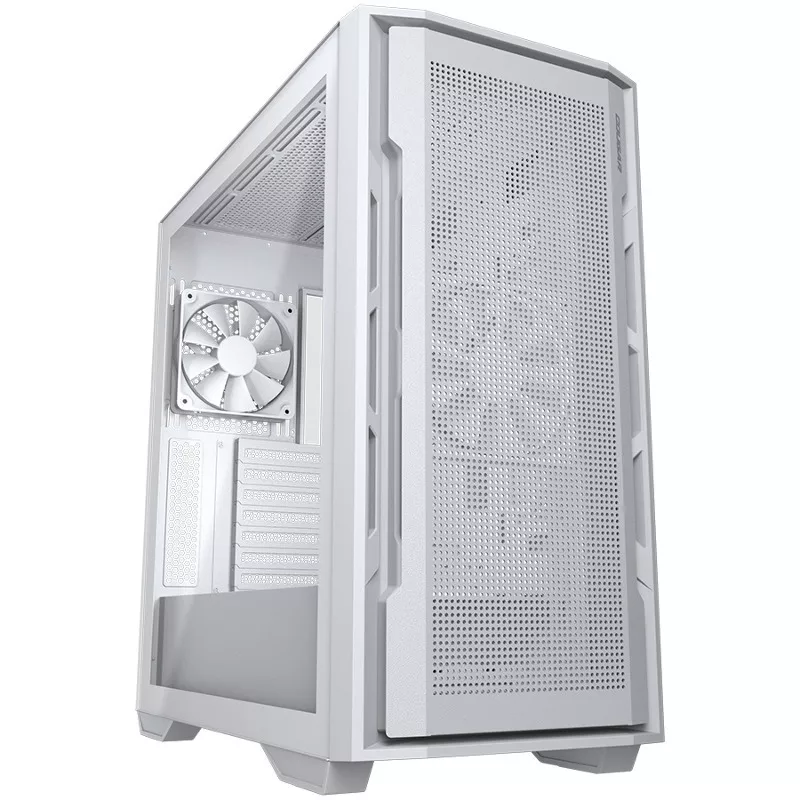 COUGAR | Uniface White | PC Case | Mid Tower / Mesh Front Panel / 2 x Fans / TG Left