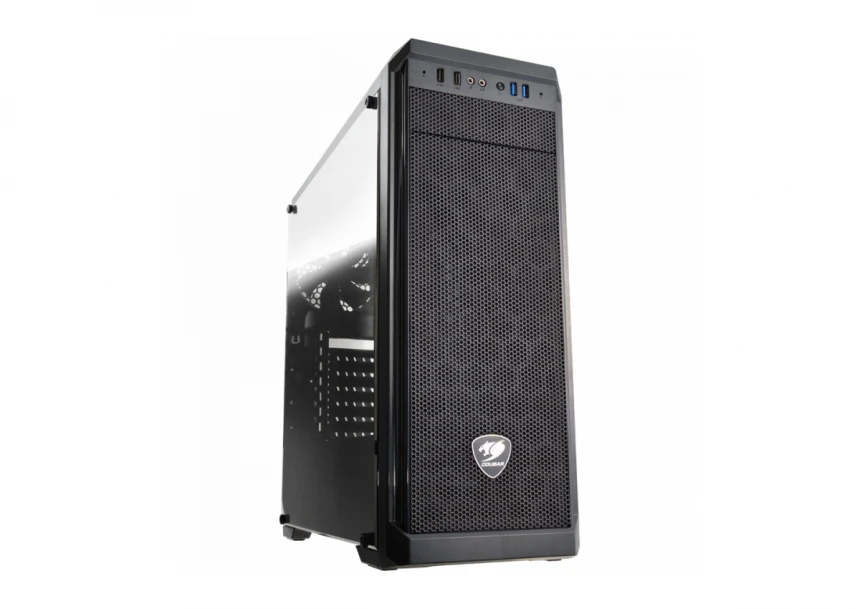 COUGAR | Uniface Mini White| PC Case | Mini Tower / Mesh Front Panel / 1 x 120mm Fan / TG Left Panel