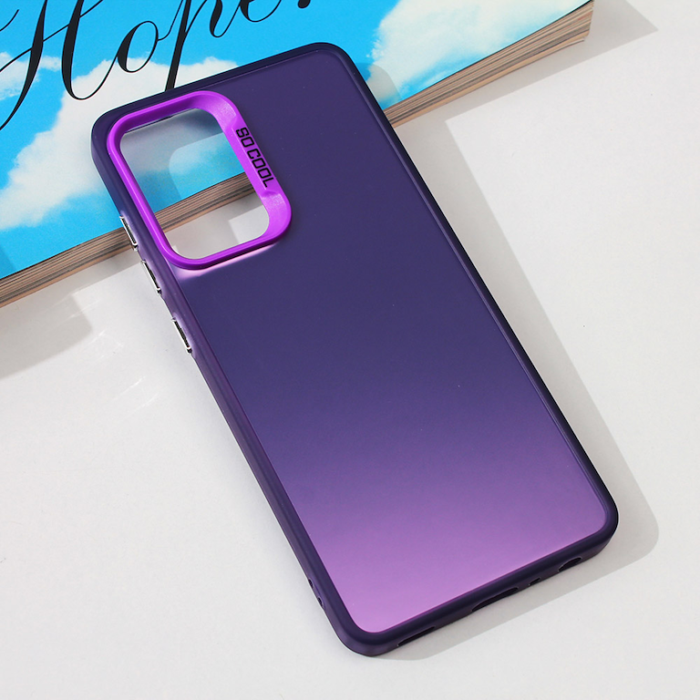 Zastitna maska (futrola) providna - Samsung A525 Galaxy A52 4G/A526 Galaxy A52 5G/A528B Galaxy A52s 5G ljubicasta