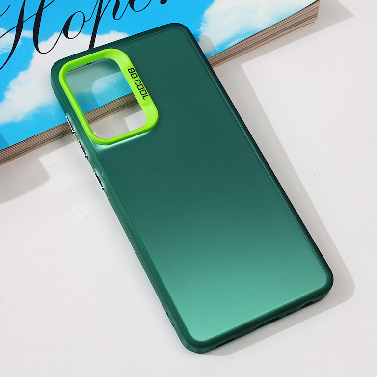 Zastitna maska (futrola) providna - Samsung A525 Galaxy A52 4G/A526 Galaxy A52 5G/A528B Galaxy A52s 5G zelena