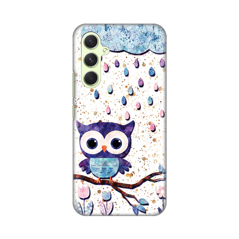 Zastitna ultra tanka (skin) maska / futrola PRINT - Samsung A546B Galaxy A54 5G Owl