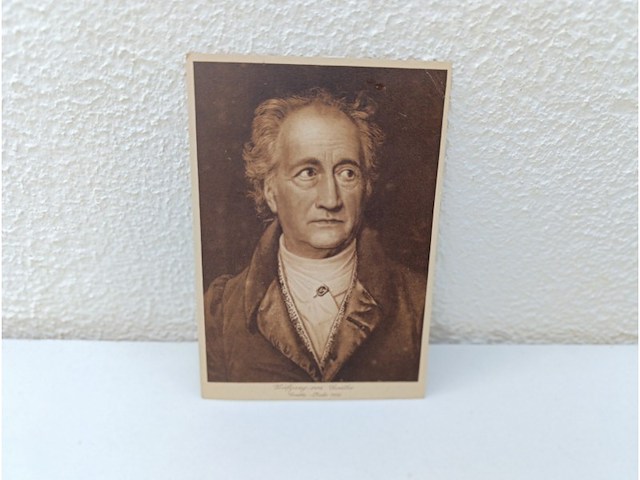 Johann Wolfgang von Goethe stara razglednica