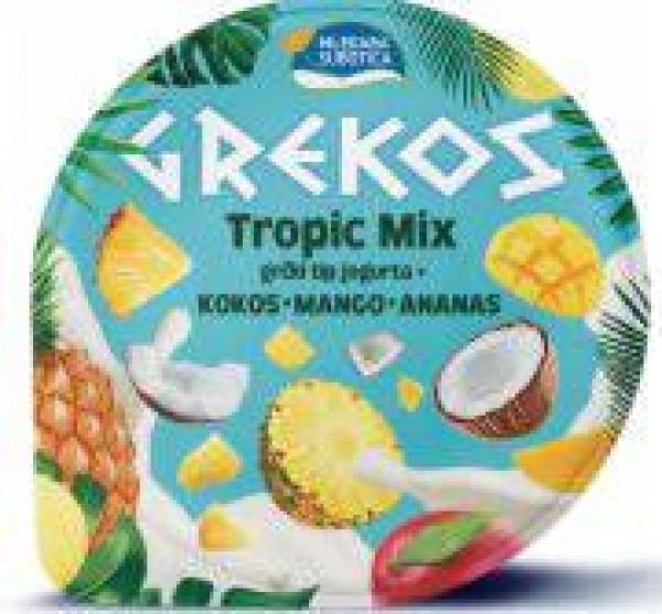 (P)Grekos jogurt tropic mix 150g čaša