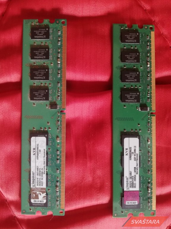 Kvalitetna memorija-Kingston KVR800D2N6 DDR2 2x2gb