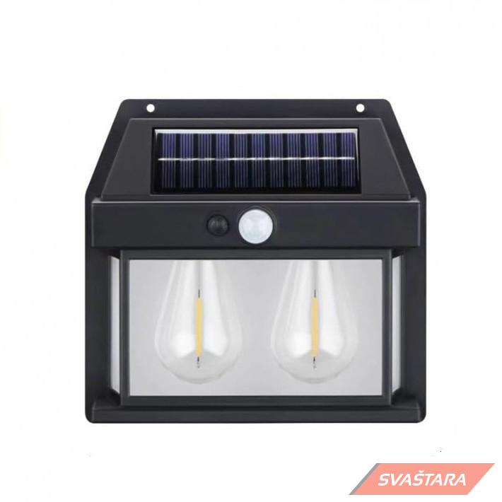 Solarna led lampa dve sijalice