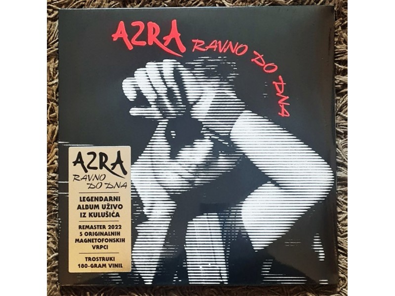 Azra - Ravno do dna [3x LP] - reizdanje 2022 - NOVO