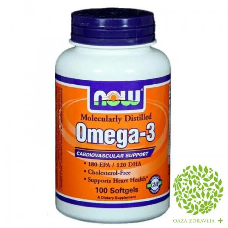 NOW OMEGA 3 kapsule 100x1g