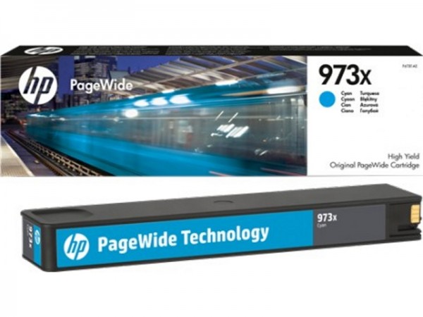 HP 973X High Yield Cyan Original PageWide Cartridge' ( 'F6T81AE' )