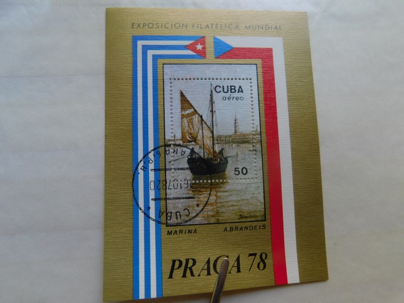 CORREOS DE CUBA 1978 BLOK