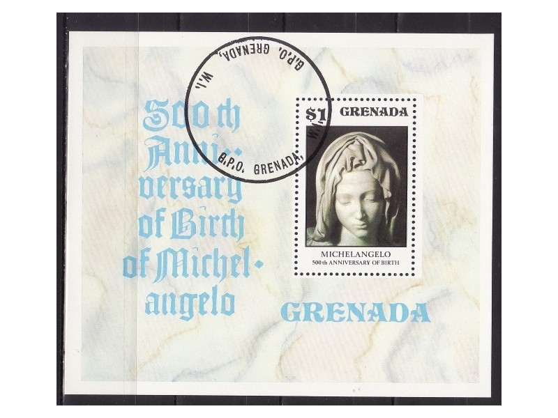 Grenada - Bl umetnost Mikelanđelo