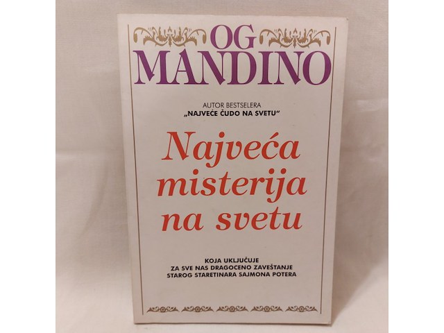 Najveća misterija na svetu Og Mandino - NOVO