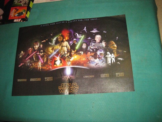 Poster (dvostrani) Star Wars, Beyblade Metal Masters