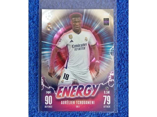 2023/24 Match Attax UEFA CL Tchouameni Energy