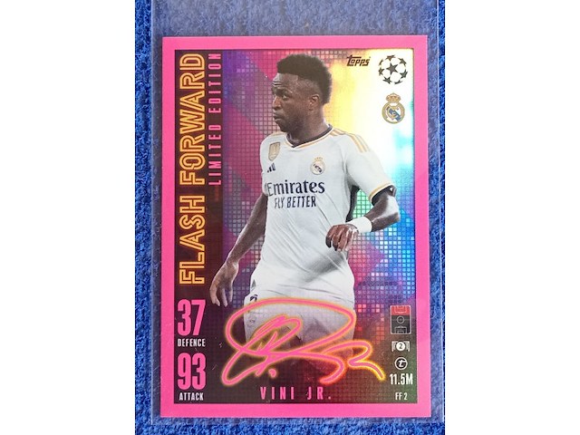 2023/24 Match Attax Extra UEFA CL Vini Jr. Flash