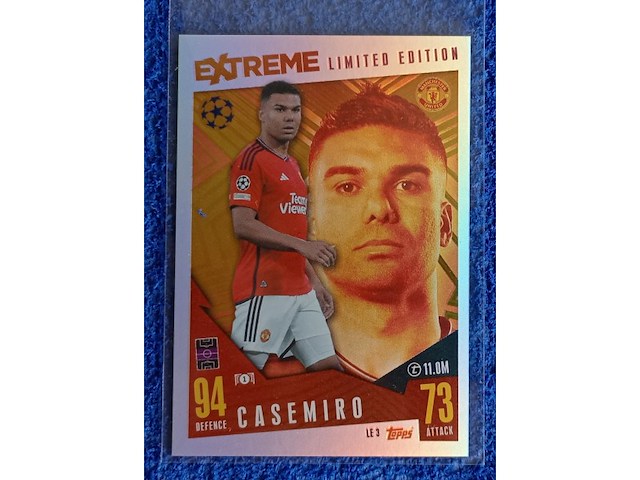 2023/24 Match Attax Extra UEFA CL Casemiro Extreme