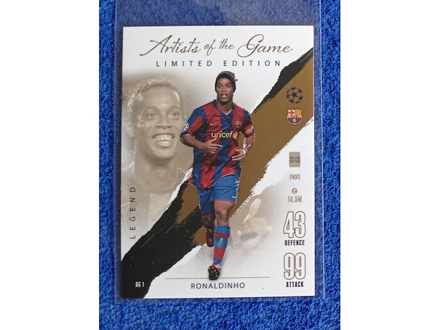 2023/24 Match Attax UEFA CL Ronaldinho Artists Limited