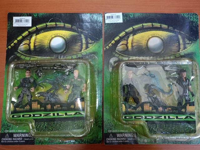 Godzilla dupla pakovanja po 4 figure i oružja - Godzila